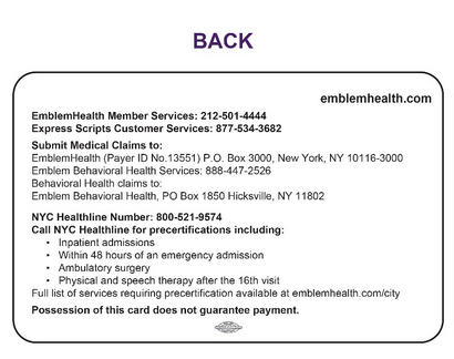EmblemHealth GHI PPO-NYC members-member ID change – KR2 Medical Billing