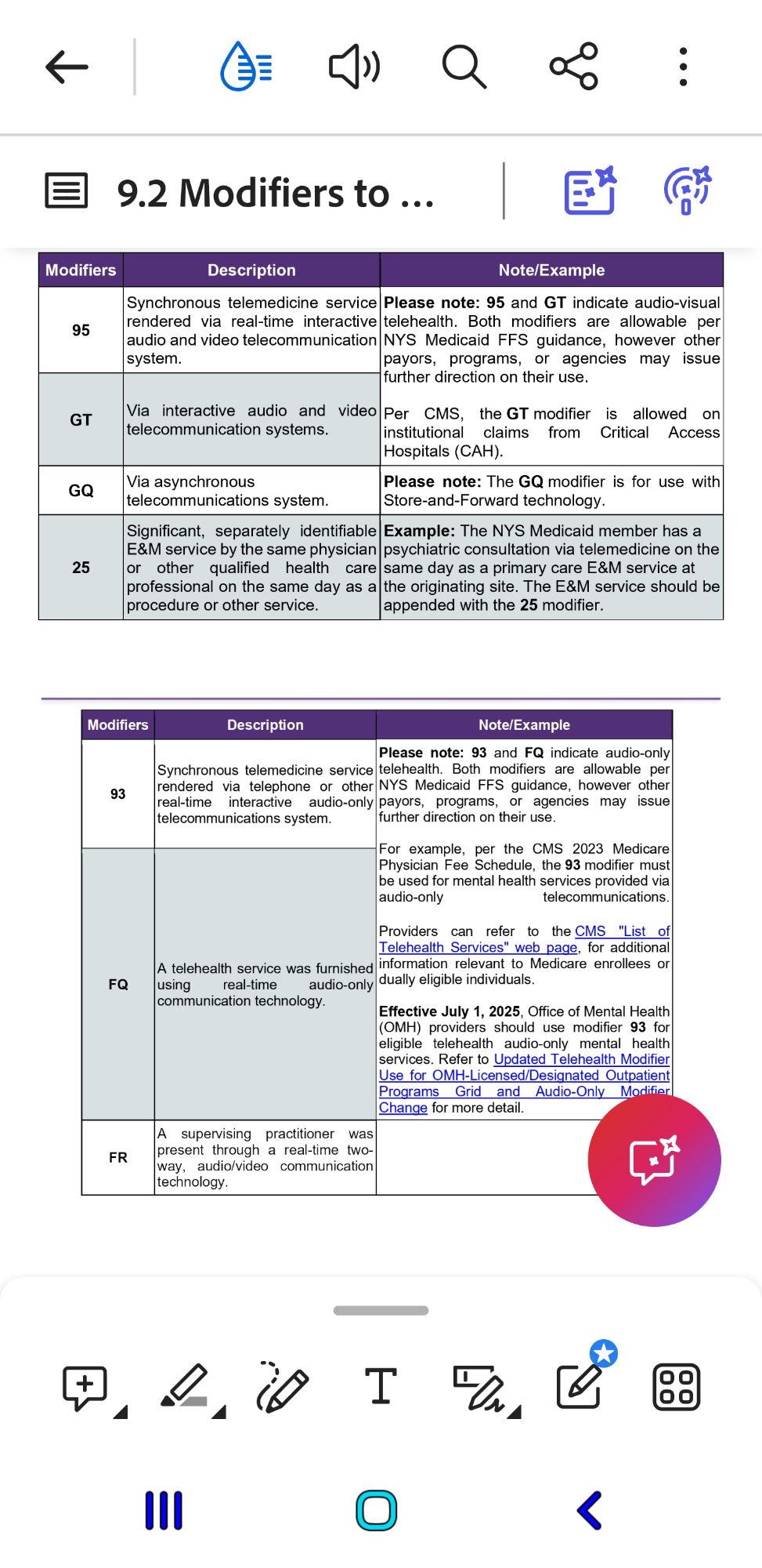 HealthFirst Telehealth mental health modifier update – KR2 Medical Billing