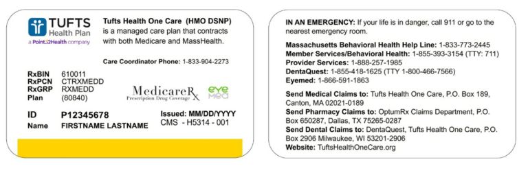 Tufts Health One Care: New Plan name and ID cards – KR2 Medical Billing